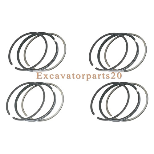 4 Sets Fit For Mitsubishi 4D36 Engine Canter Excavator Truck New Piston ...
