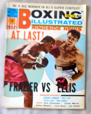 Joe Frazier Vs Jimmy Ellis - February 1970 Boxing Illustrated Wrestling ...