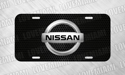 For Nissan Fans Honeycomb Design License Plate Auto Car Tag FREE SHIP ...