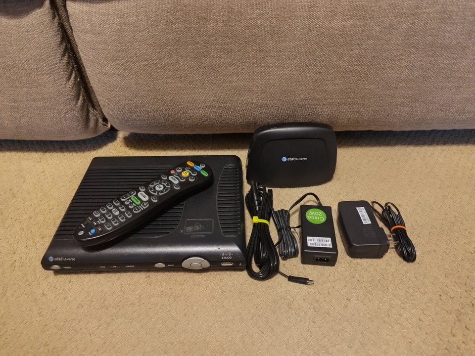 Cisco AT&T U-Verse ISB7500 and ISB7005 HD TV Cable Box Receivers w ...