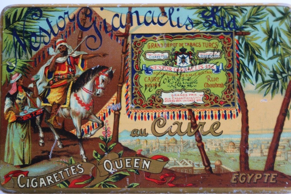 NESTOR GIANACLIS Cairo Egypt Tobacco Cigarette Box (46015) | eBay