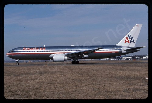 American Boeing 767-300 N7375A Mar 03 Kodachrome Slide/Dia B24 | eBay