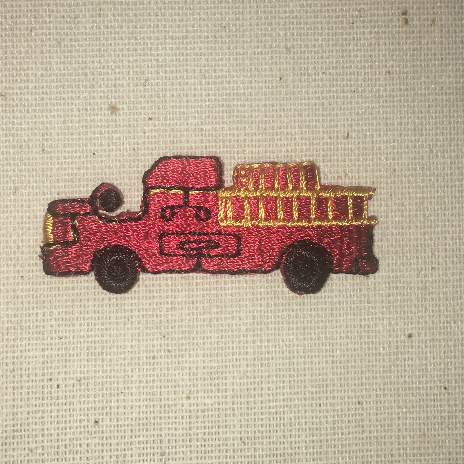 Fire Truck Patch * iron-on* - Firefighter Red Fire Dept Fireman ...