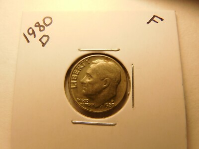 1980-D-Roosevelt Dime-Very Good to Xtra Fine Condition | eBay