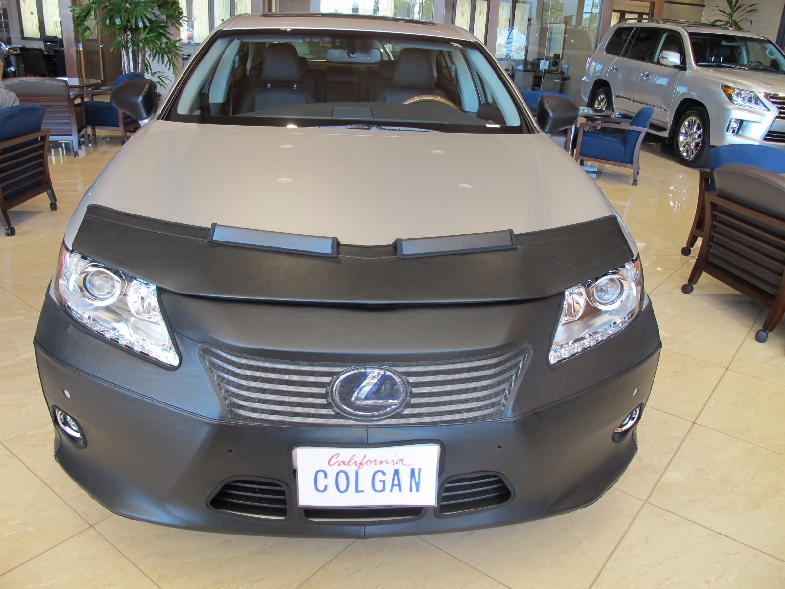 Colgan CF Front End Mask Bra 2pc.Fits Lexus ES350 ES300H 13-2015 W/OTAG ...