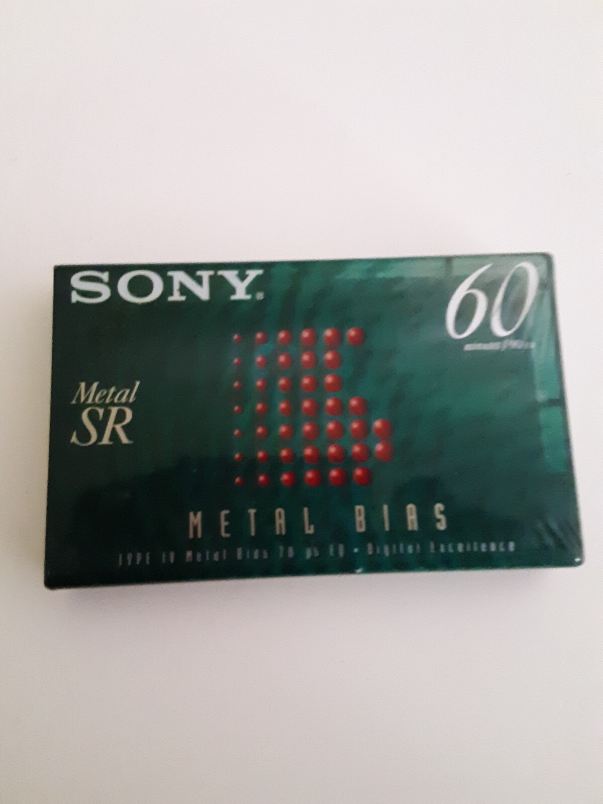 1 SONY METAL SR 60 TYPE IV IEC IV METAL BIAS 70 CASETTE TAPE NEW C ...