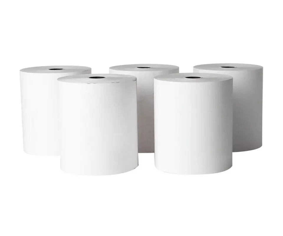 57x40 Thermal Roll Receipt Paper Till Roll for PDQ Credit Card Box of ...