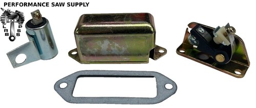 POINTS, CONDENSER & SPARKPLUG KIT FIT KOHLER K161 181 K241 K301 MAGNETO ...