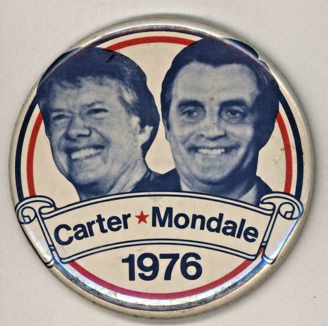 1976 Carter / Mondale 3 1/2" Pinback Button | eBay