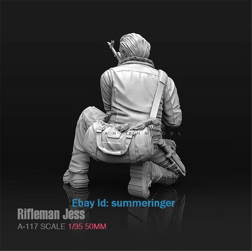 1/35 Scale Rifeman Jess US Soldier Unpainted Resin Model Kits ...