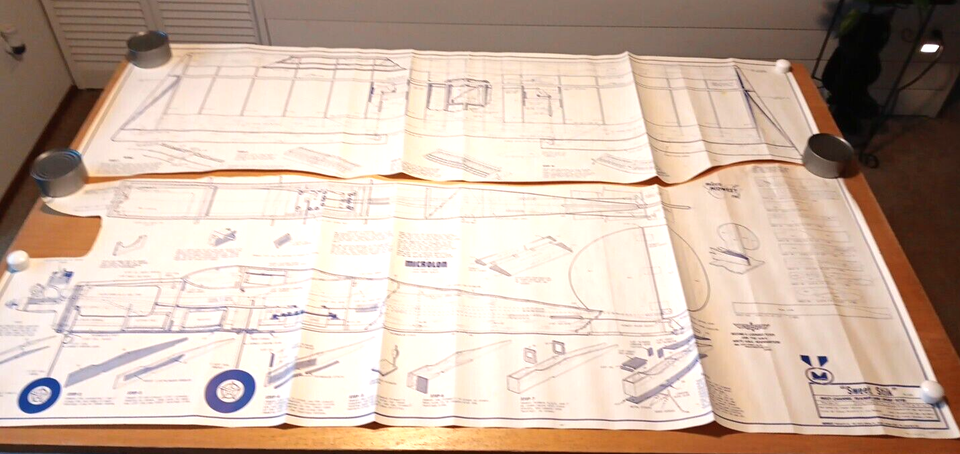 Midwest Products Sweet Stik 54 Inch Wingspan Vintage Rc Airplane PLANS ...
