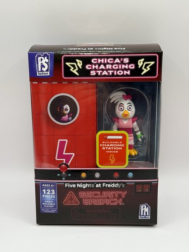 Phatmojo FNAF Charging Station Security Breach Construction Set - Chica ...