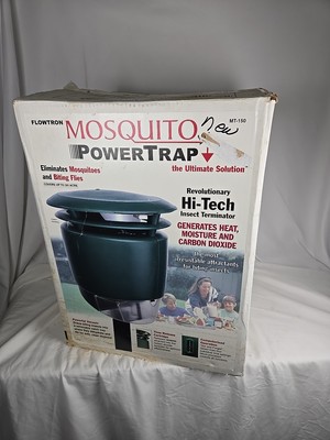 FLOWTRON MOSQUITO POWER TRAP PROPANE VACUUM INSECT TRAP MT-150 EPA NO ...