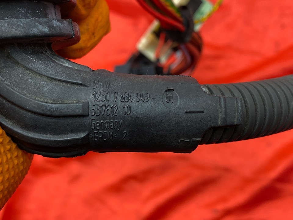 06-10 BMW E60 E64 M5 M6 S85 Engine Motor DME ECU Cable Wiring Harness ...