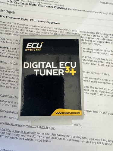 ECU master DET3+ Digital ECU 3+ Mercedes E55 M113k W211 Engine | eBay