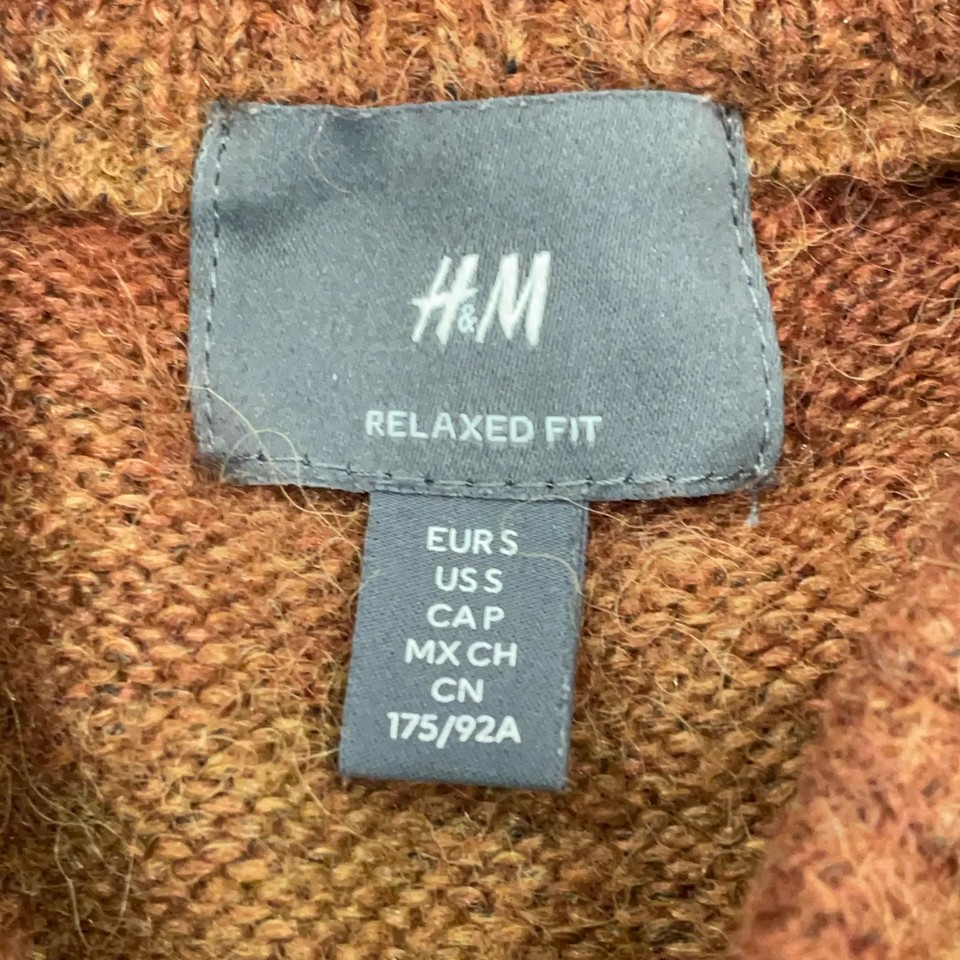 H&M, Strickpullover, Größe: S, Braun/Beige, Acryl/Polyamid/Polyester ...