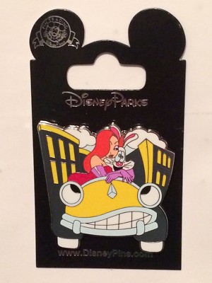 Disney Sexy Jessica & Roger Rabbit Riding In Benny Taxi Cab Pin BRAND ...