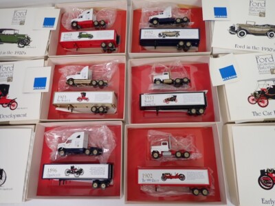 Set Of 6 Diecast Winross 1/64 Scale Ford Automotive Historical Series ...