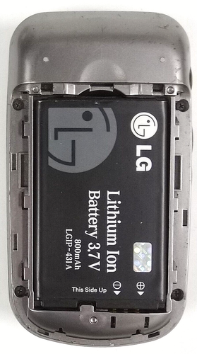 LG AX155 - Blue and Gray ( Alltel ) Rare Cellular CDMA Flip Phone - No ...