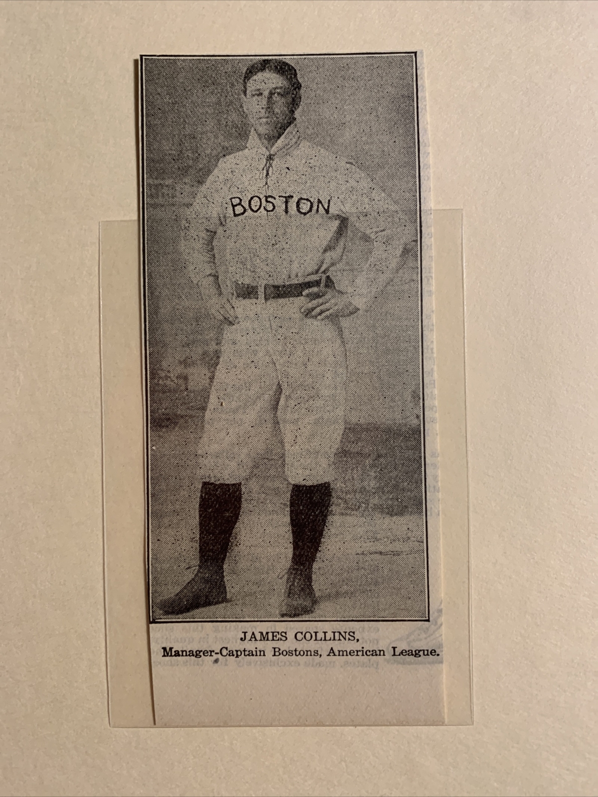 Jimmy Collins Boston Americans 1904 Baseball Picture | eBay