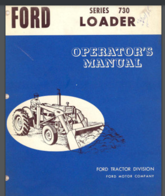 Manuals & Books - Ford 730 Loader