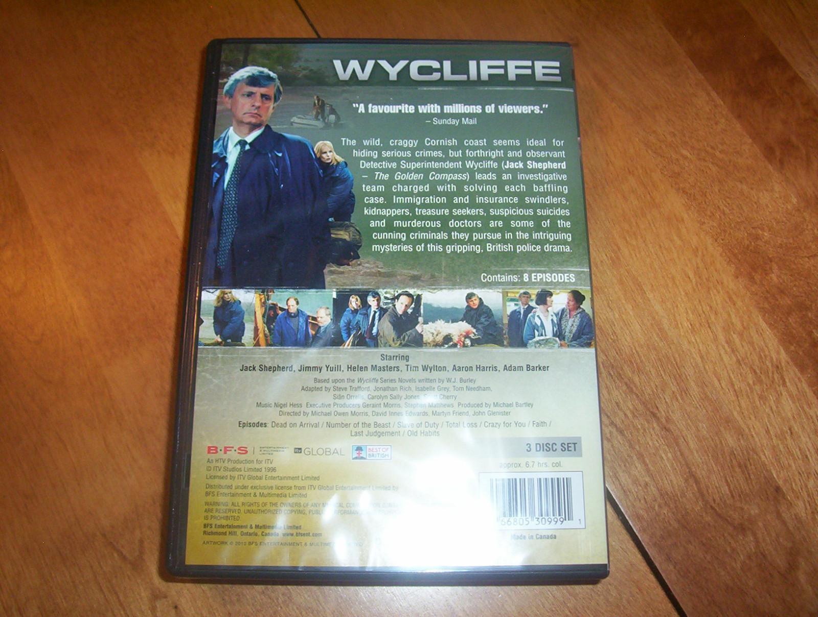 WYCLIFFE Series THREE Classic British Detective Crime Series TV NEW DVD ...
