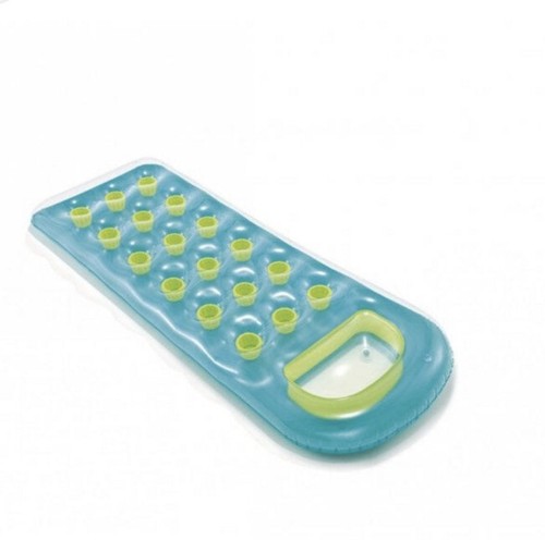 Intex Pool Lounger Large Blue Green Inflatable 18 pocket Sun Tanning ...