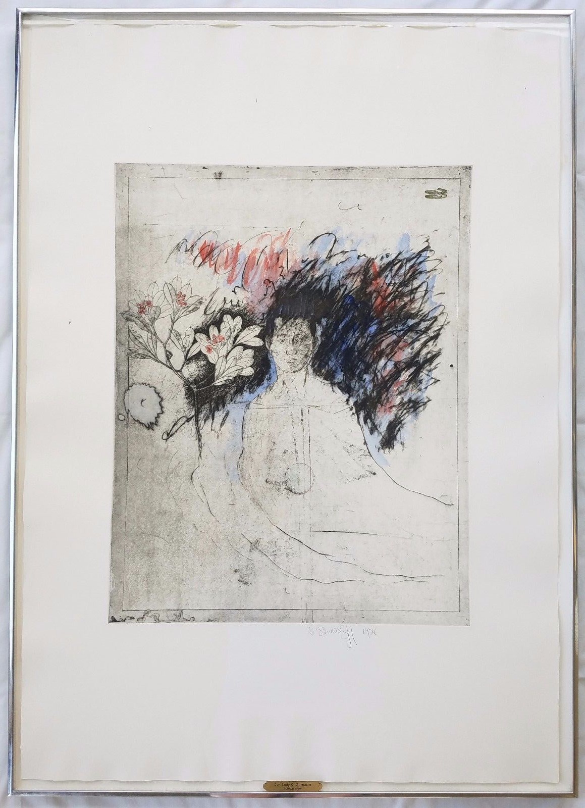 Original Donald Jay Saff (NY b. 1937) Hand Colored Etching 2/50 | eBay