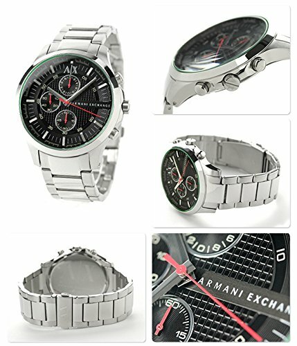 Armani Exchange Quartz Chrono Men Watch AX2163 Black | eBay