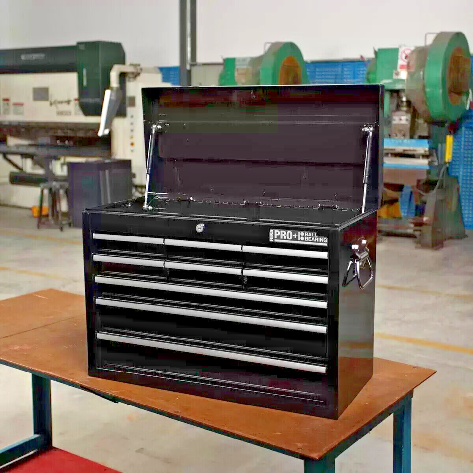 Hilka Tool Chest Box 9 Drawer Heavy Duty Steel Cabinet HD Pro+ Storage ...