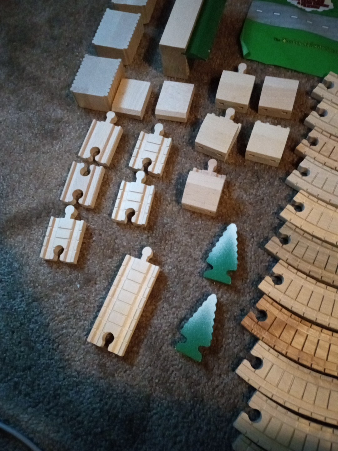 Thomas The Train Wooden track Set 92 Pieces | eBay