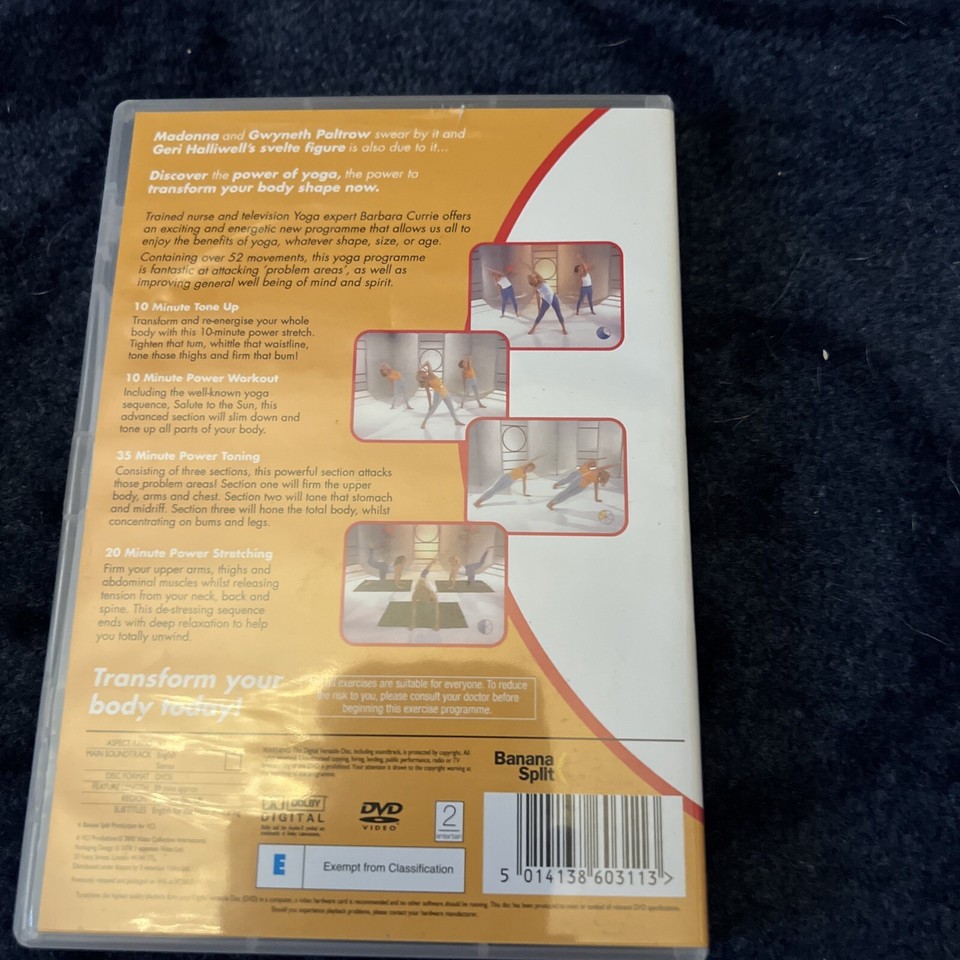 Davina - Body Buff DVD Exercise & Fitness (2010) Davina McCall + Yoga ...