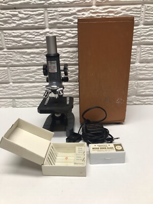 Vintage Selsi 1200X Microscope For Parts Or Repair Working Light | eBay