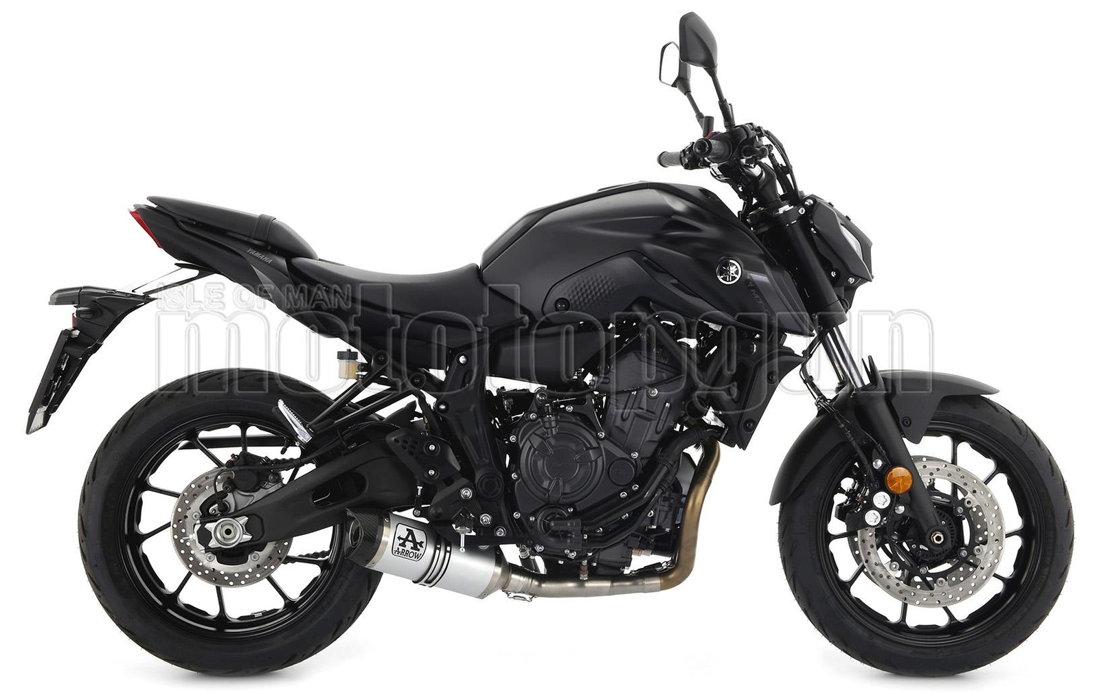 arrow full system exhaust open thunder aluminium c for yamaha mt07 mt ...