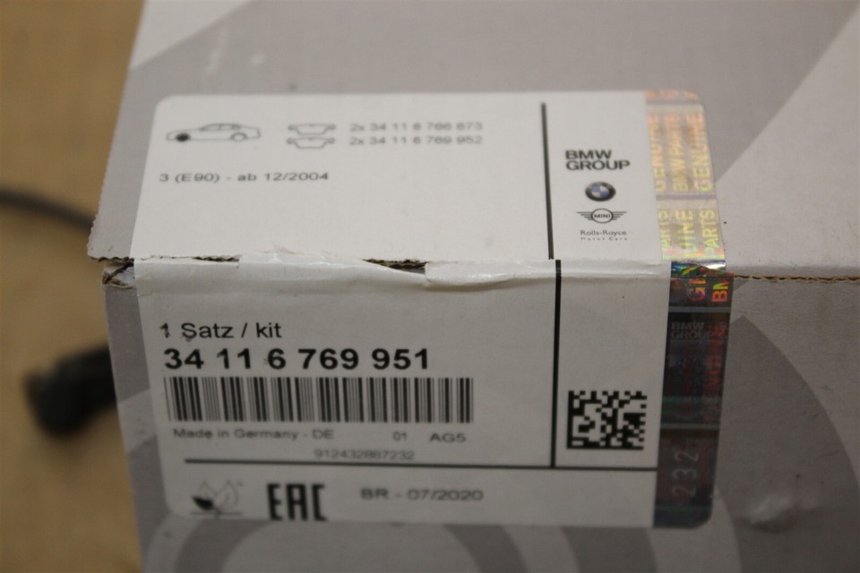 34112288851 Brake Pad Kit New genuine BMW part | eBay UK