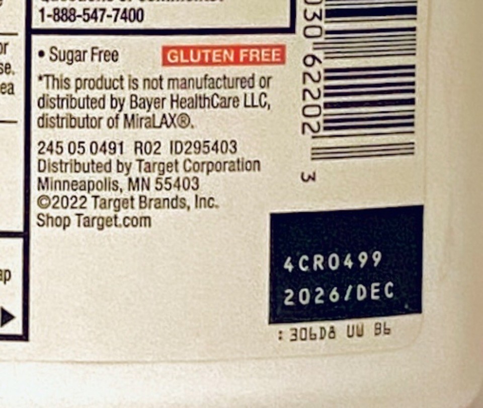 6 Pack PowderLax PG3350 *Compare to MiraLAX Clear Total 180 DOSES! Exp ...