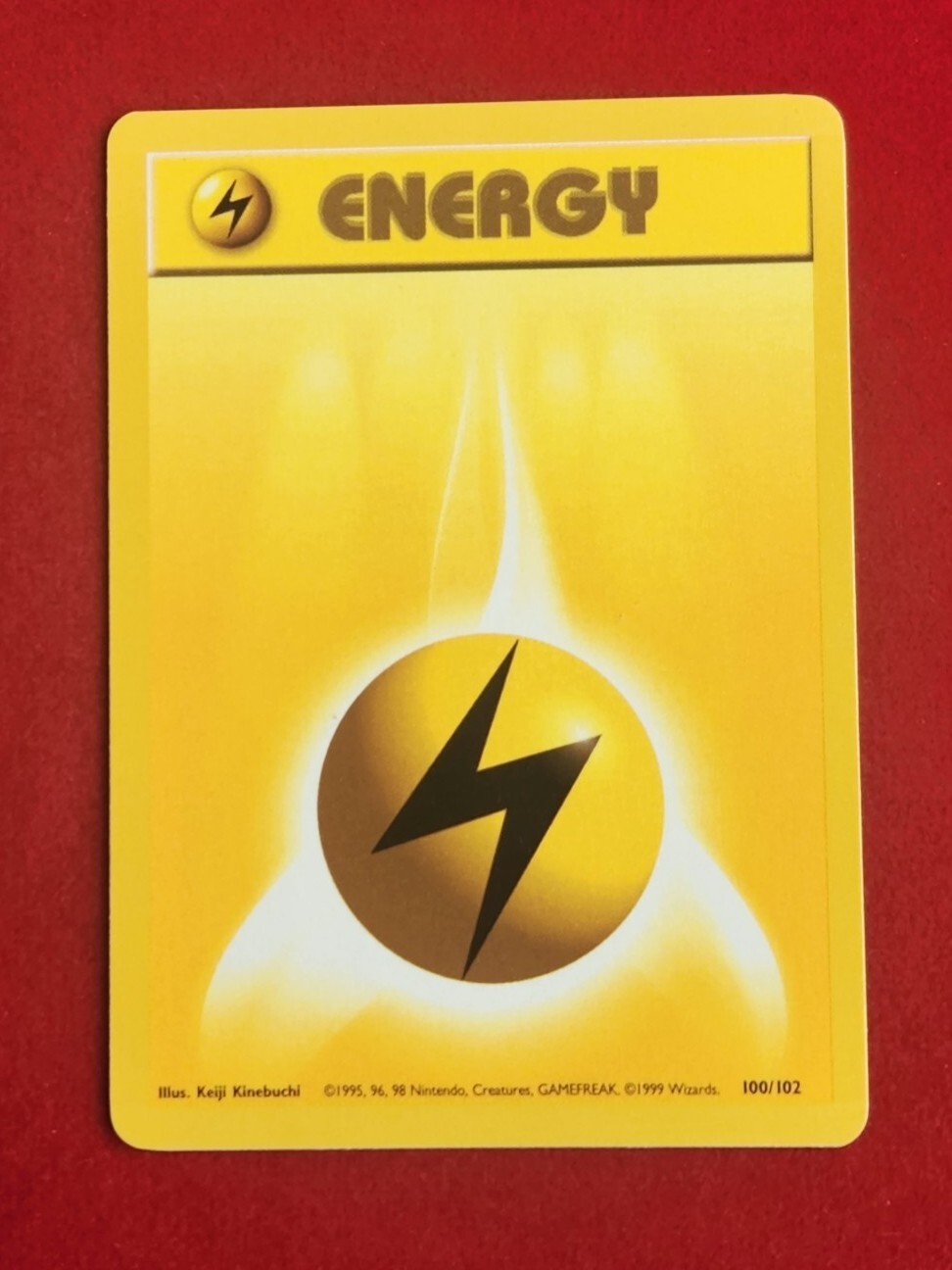 Pokémon TCG Lightning Energy Base Set 100/102 Regular Unlimited Common ...