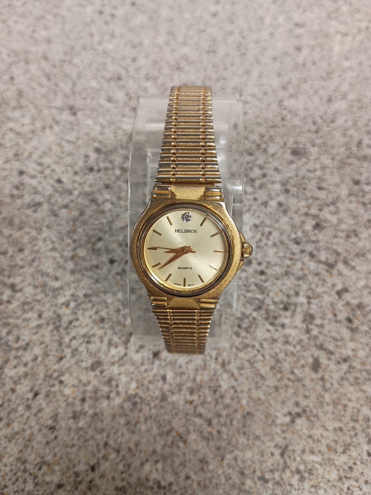 helbros ladies vintage watch gold color, 253210, new … - Gem