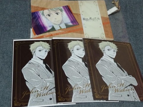 Moriarty The Patriot John H. Watson Pass Case 3 Postcards Japan Anime ...