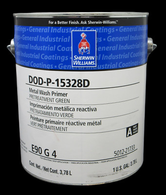 NEW Sherwin Williams E90G4 Green DOD-P-15328D Metal Wash Primer PART A ...