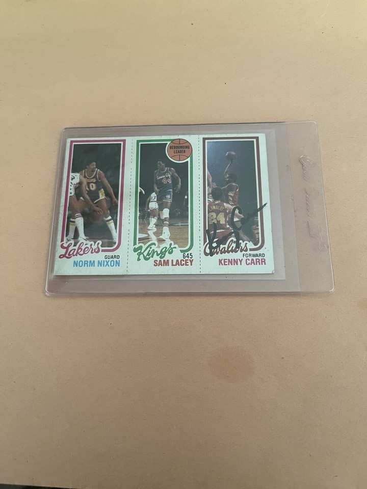 1980-81 Topps #47 Cleveland Cavaliers Kenny Carr Rookie Autograph. | eBay