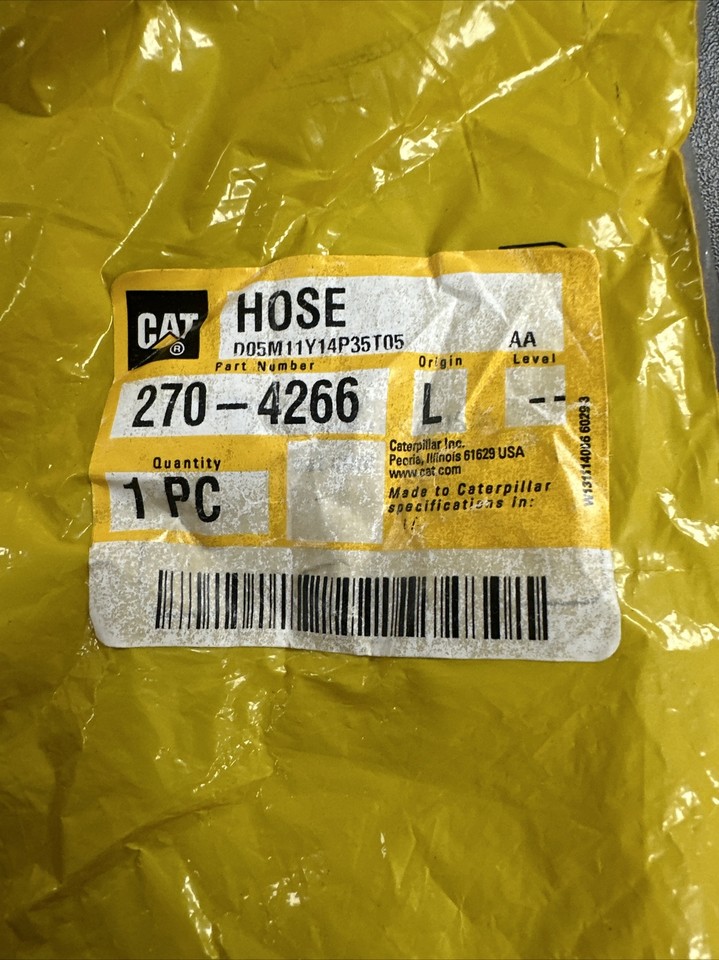 CAT New OEM CAT HOSE 270-4266 Paver Engine Connection Hose | eBay