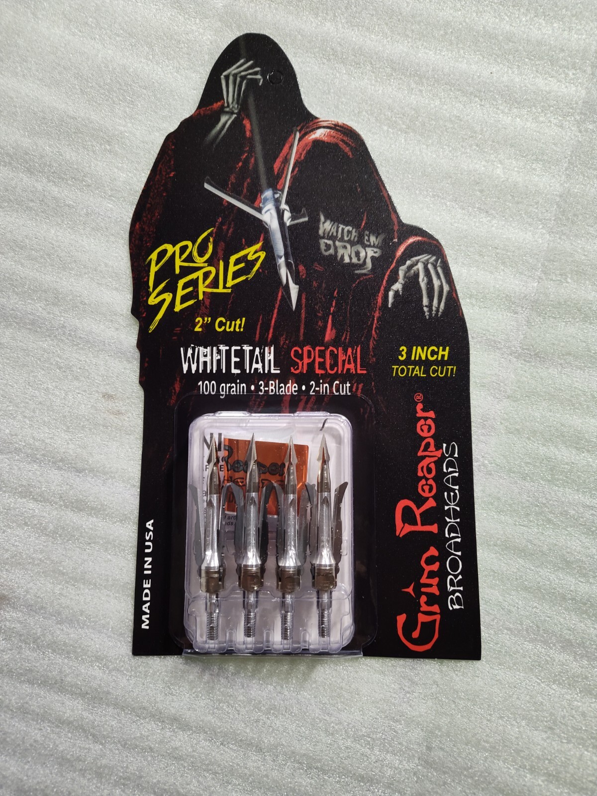 Grim Reaper 100 Grain 3 Blades Arrowhead for sale online | eBay