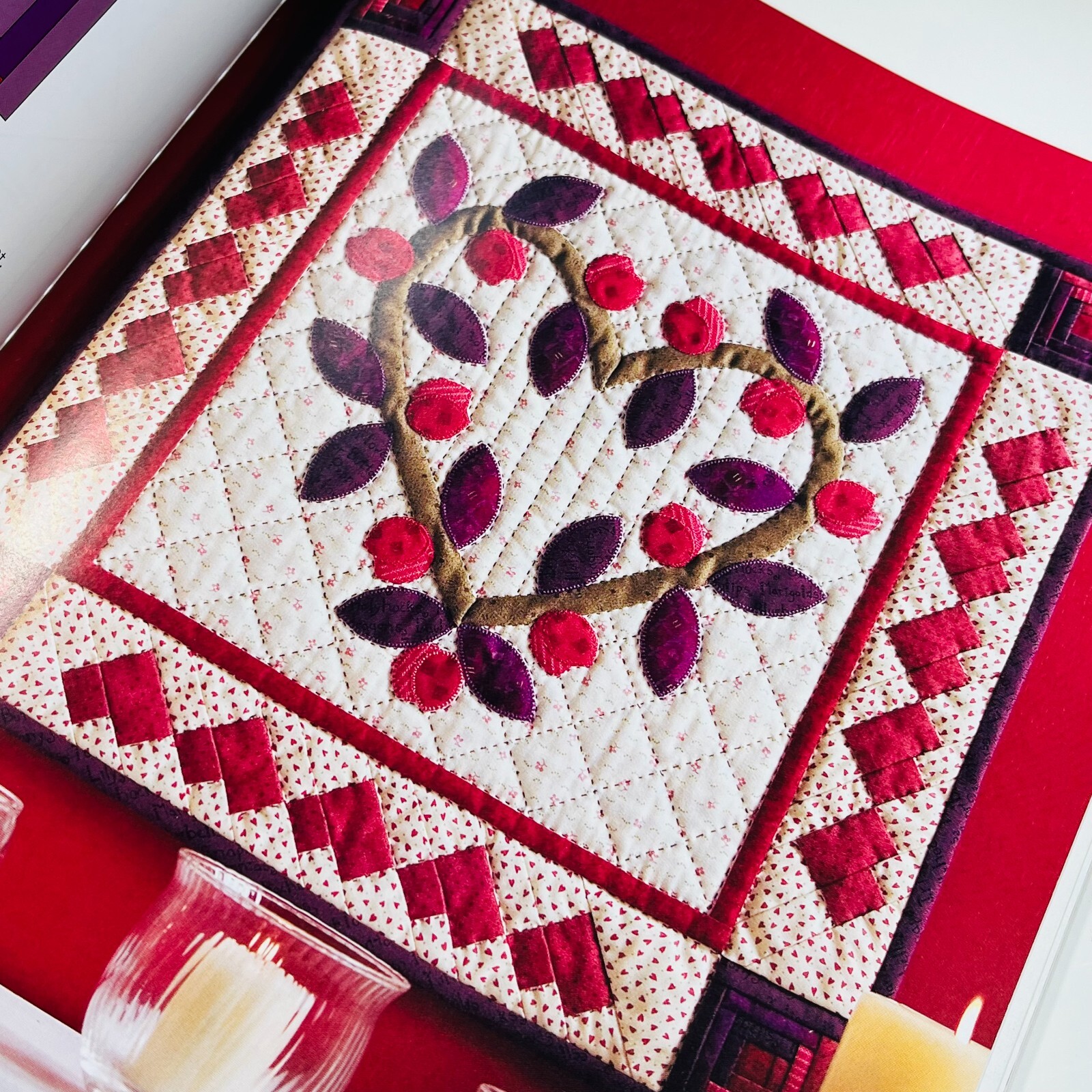 A Year of Flower Blocks by Jodi Warner, 12 Seasonal Mini Quilts, 2007 ...