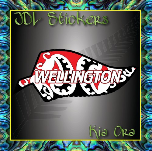 Kiwi Fern Sticker Wellington New Zealand Aotearoa Maori Waterproof Car ...