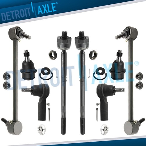 AWD Front Sway Bars Lower Ball Joints Tie Rods for 2014-2017 2018 Jeep ...