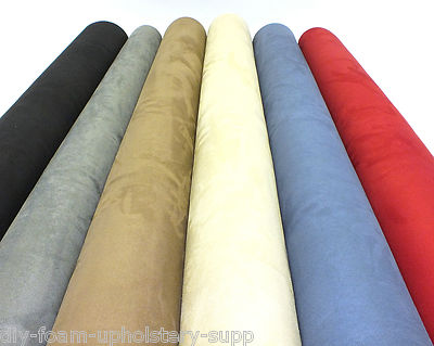 SUEDETRIM Foam backed Faux Suede, headliners, van linings, car seats 54 ...