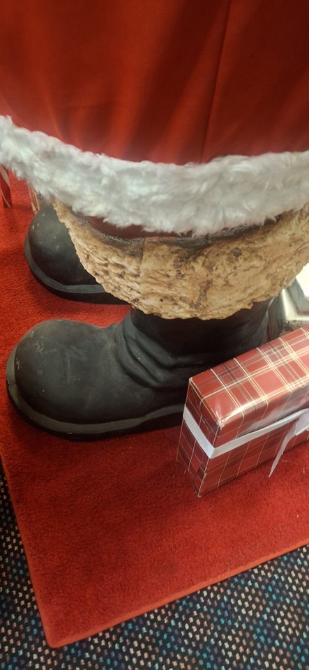 8 Foot 1950's-60's Animated Vintage Mechanical Santa Store Window ...