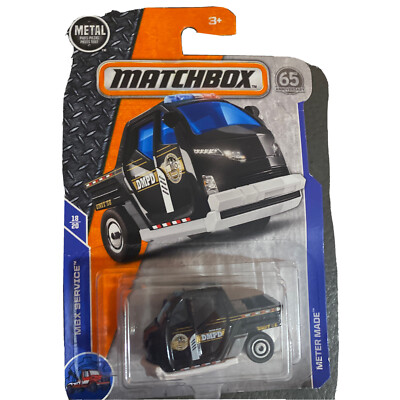 2018 Matchbox #86 Meter Made™ BLACK / DIECAST METROPOLIS POLICE DEPT ...