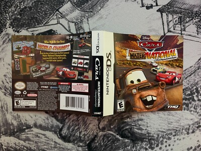 Cars Mater National Championship Nintendo DS Cover Art Insert ONLY NO ...